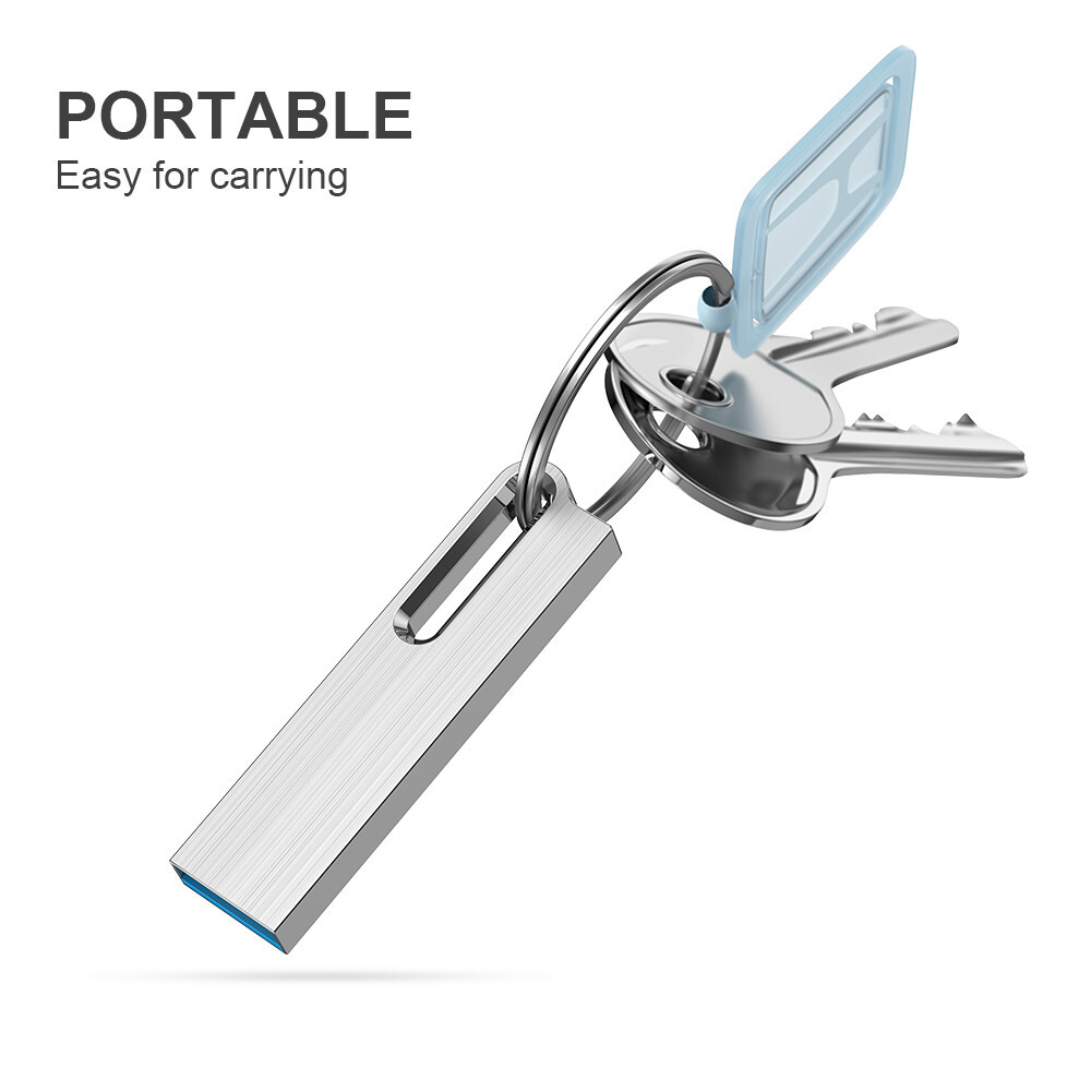 Wholesale 1/5/10pcs USB 2.0 64GB Metal Waterproof Flash Drive USB ...