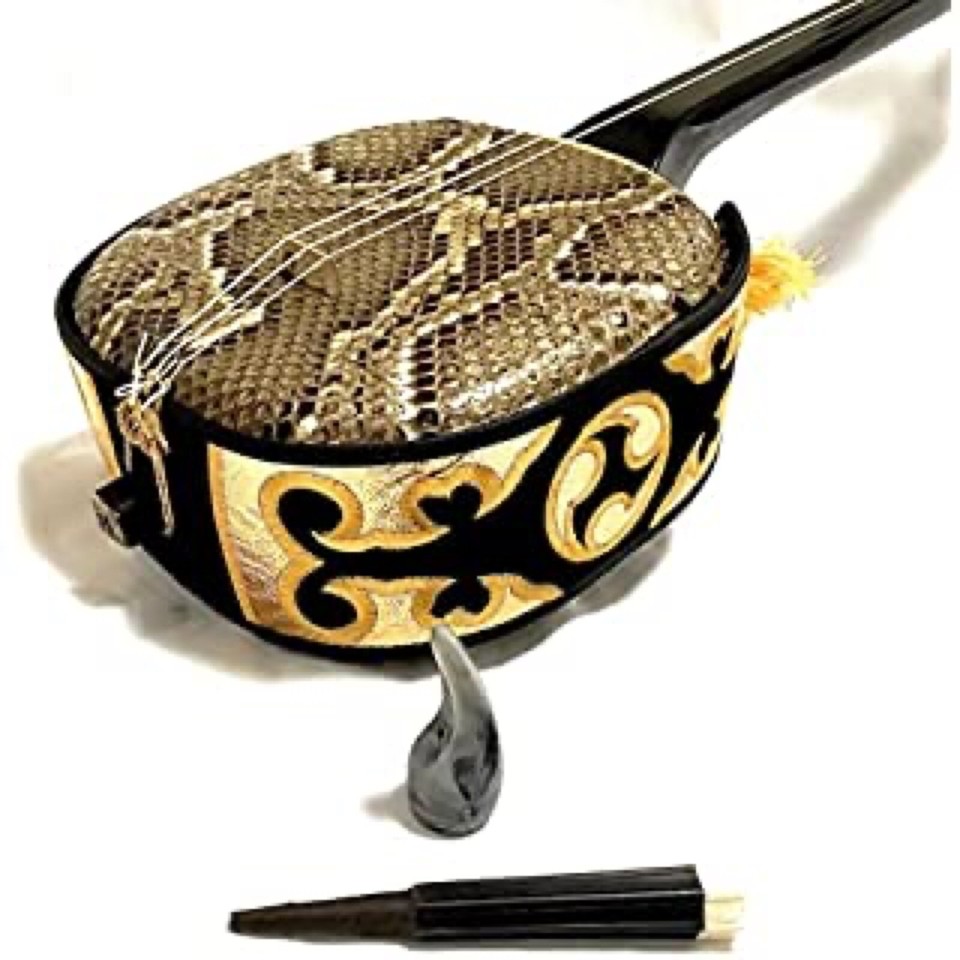 Ryukyu Sanshin With 15 Piece Set for Beginners Okinawa Shamisen Japan ...