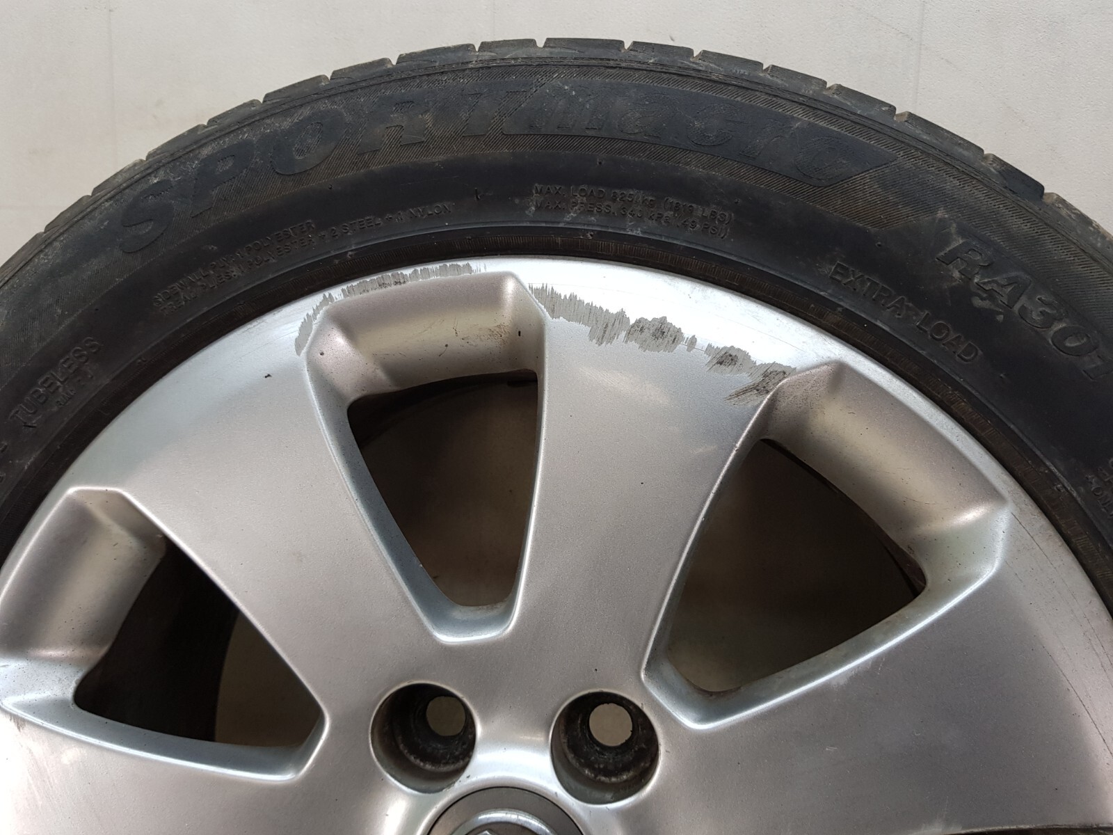 2009 Vauxhall Insignia Mk1 17 Inch 7 Spoke Alloy Wheel 7jx17 Silver for ...