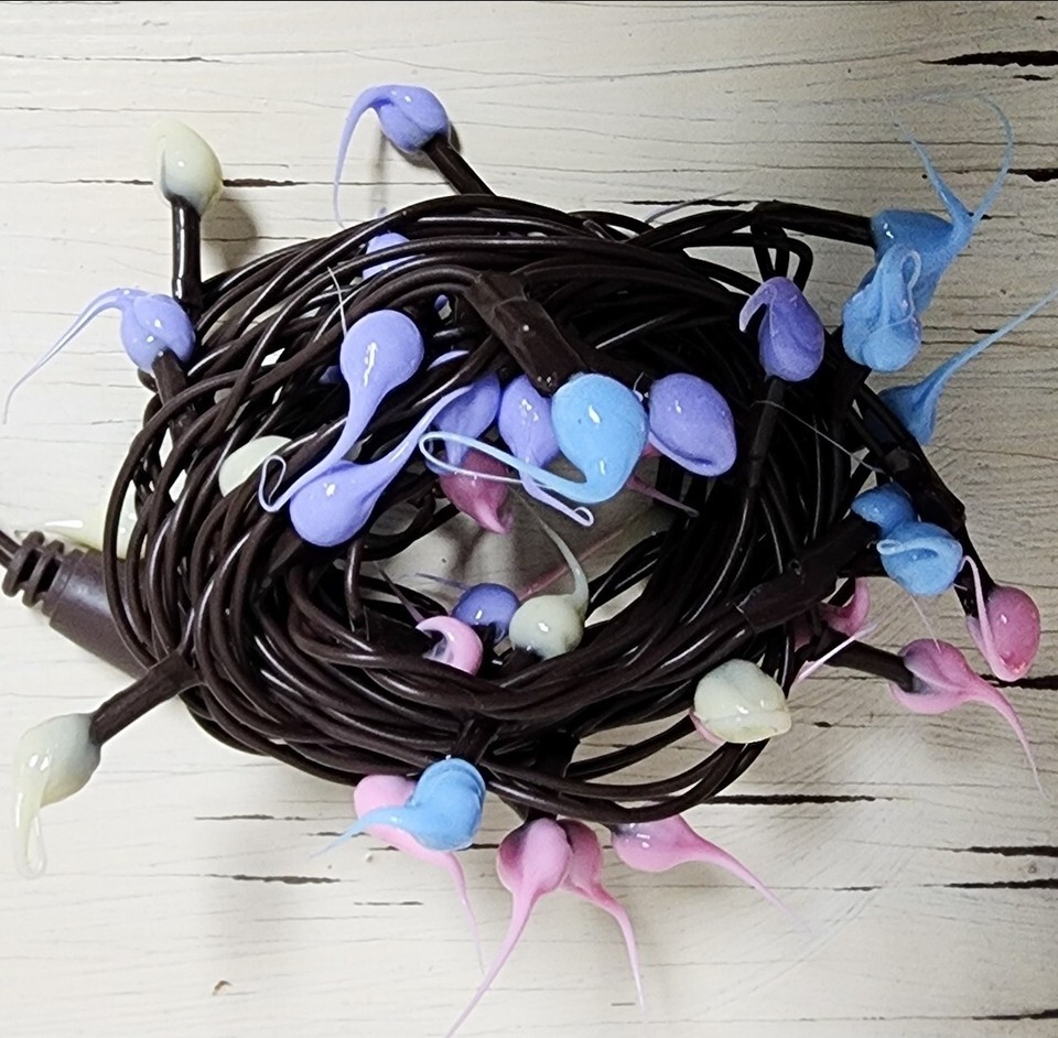 Pastel Rainbow Spring Summer Dipped LED String Lights -35 ct strand | eBay