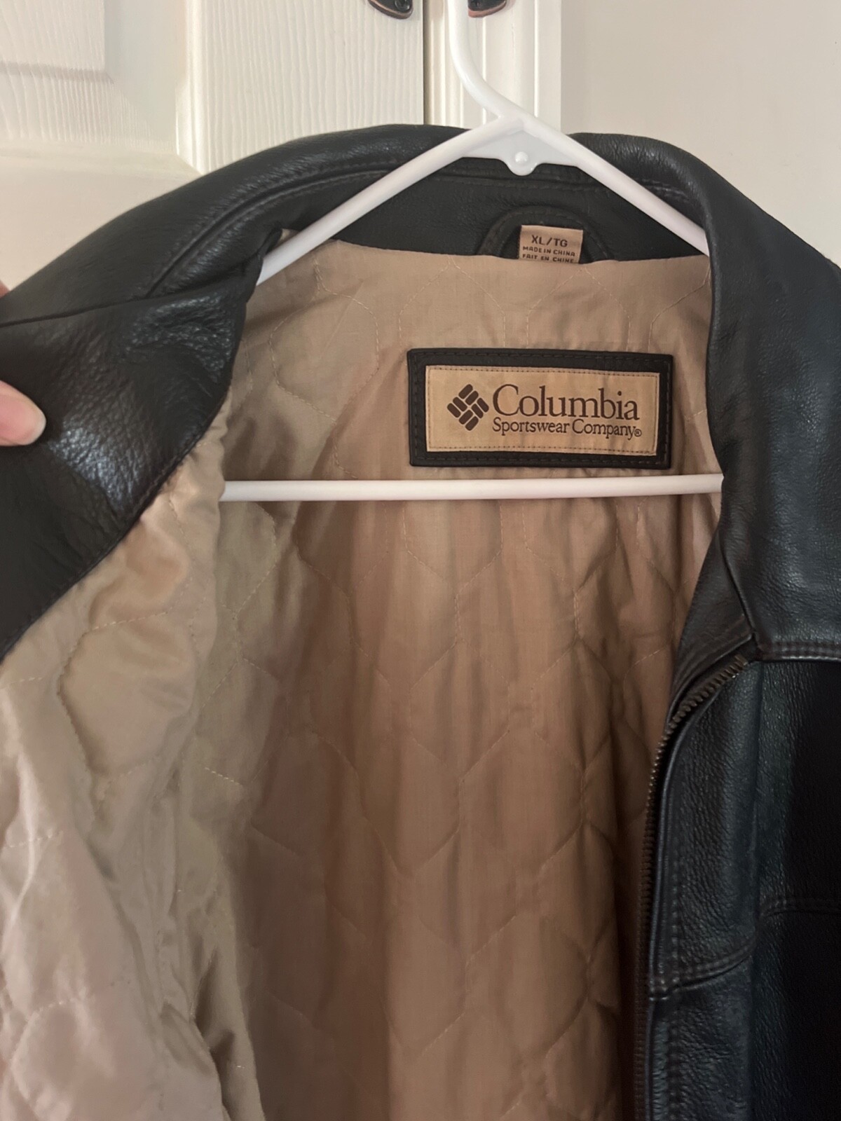 Mens Columbia Leather Jacket | eBay