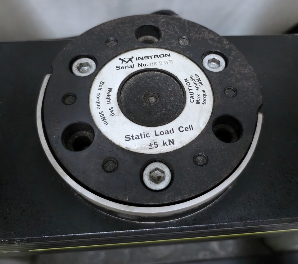 INSTRON 5565 5kN 3-POINT BEND FLEXURE/ TENSILE TESTER w PC, SIDE-ACTION ...