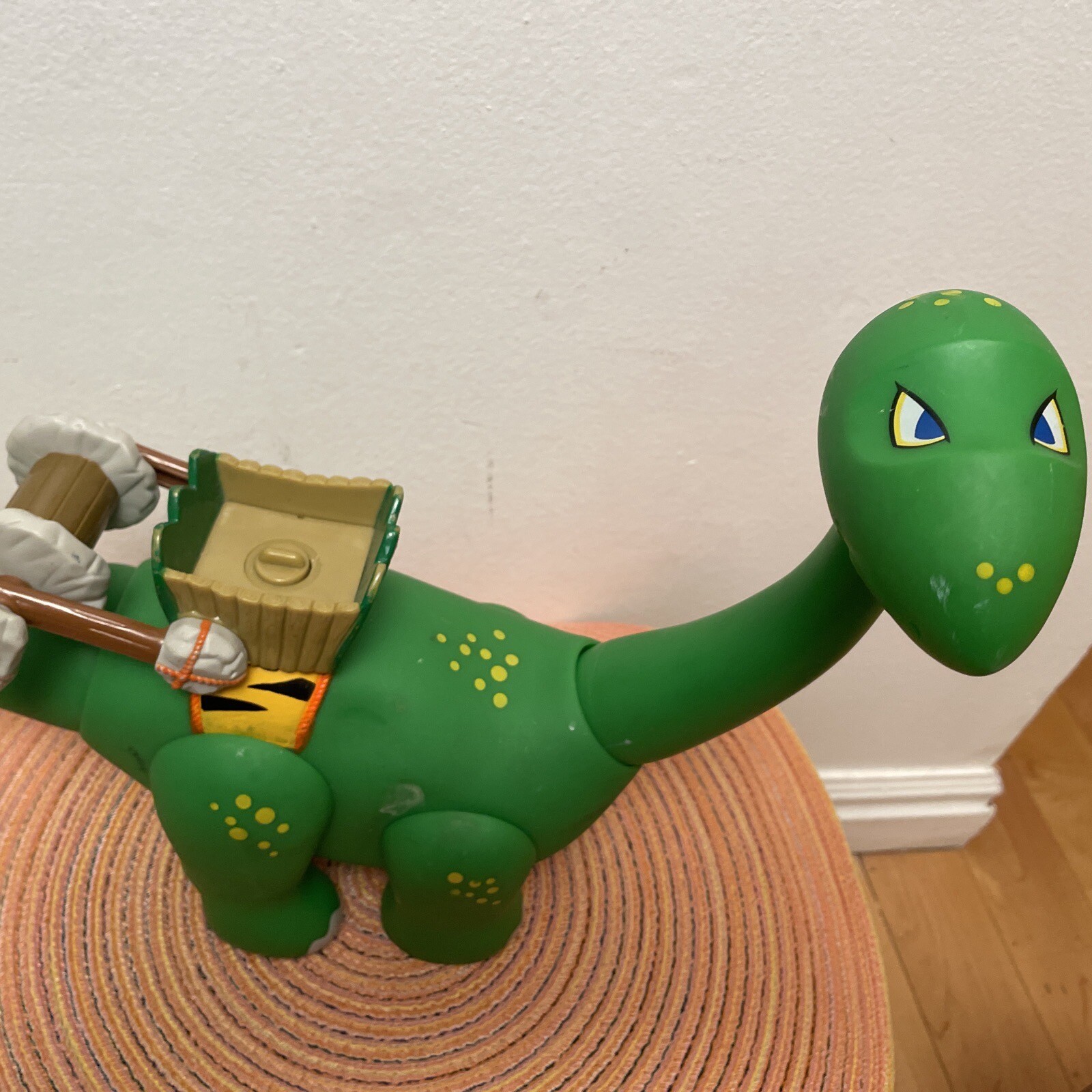 LITTLE TIKES BC BUILDERS DINOSAUR APATOSAURUS ROARING DINO CRANE | eBay