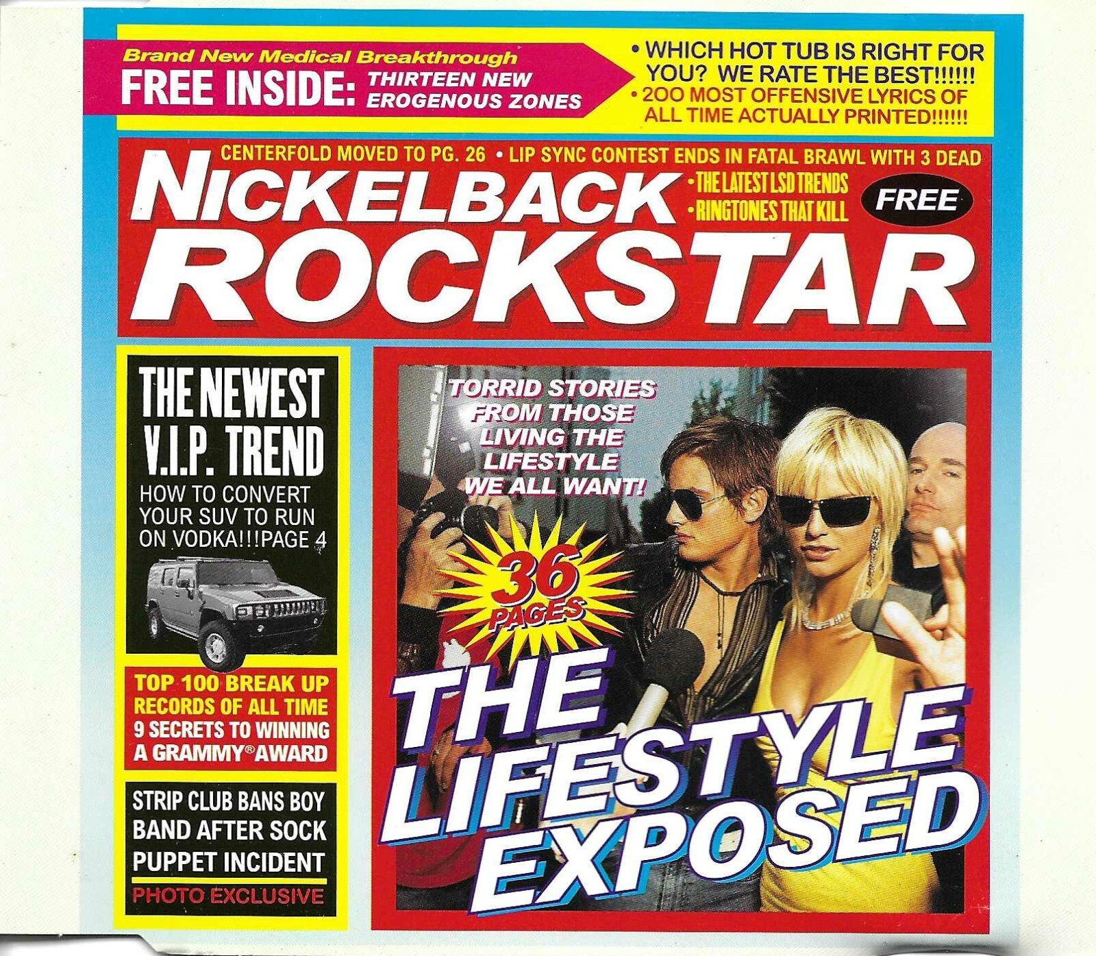 NICKELBACK Rockstar w/ 2 RARE LIVE TRX & RADIO EDIT CD Single SEALED ...