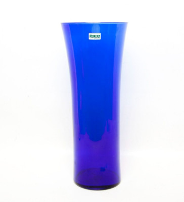 Vintage Italian Art Glass Large Cobalt Vase Murano VETRI LAURA Made in ...