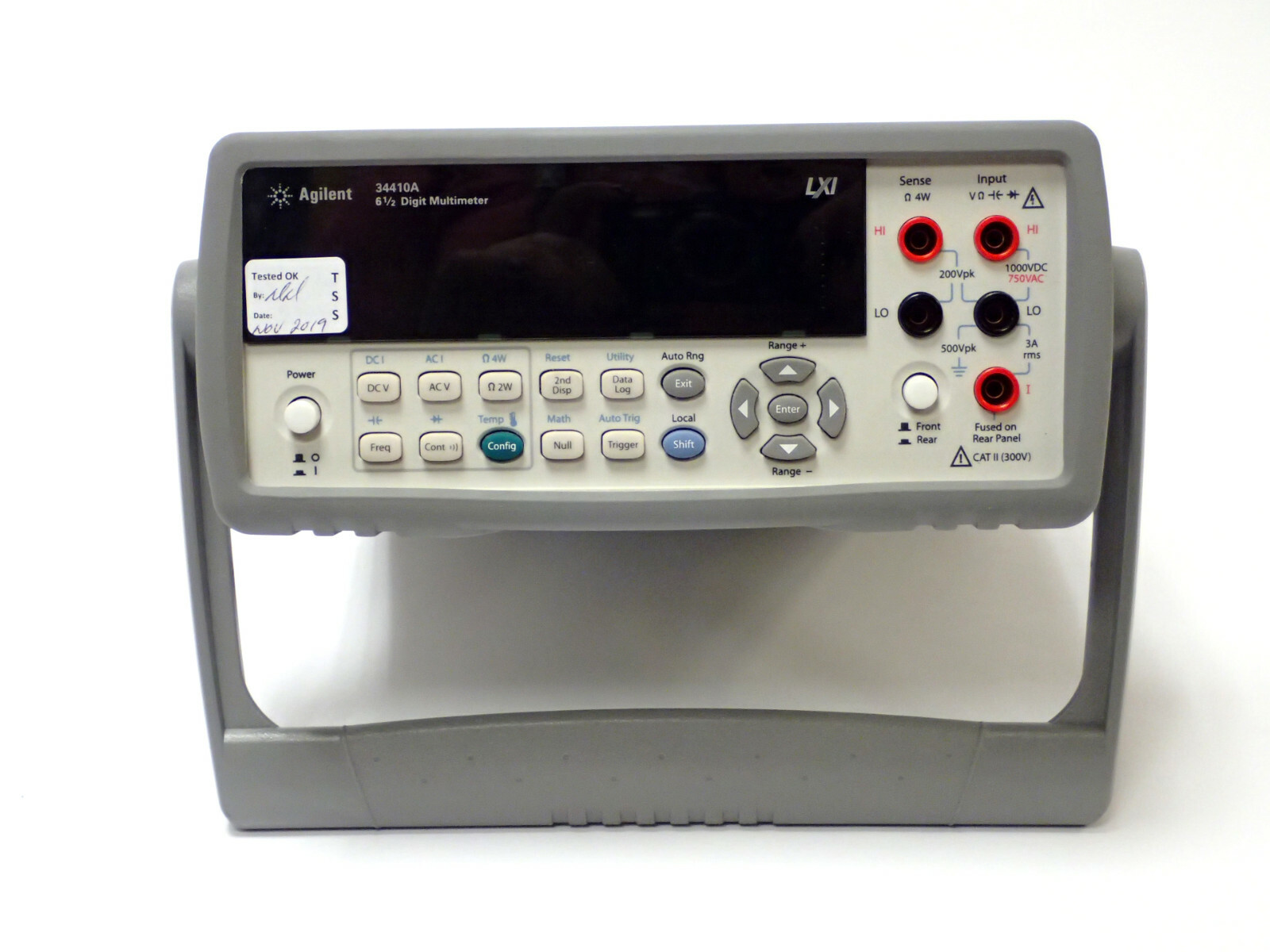 AGILENT 34410A HIGH PERFORMANCE DIGITAL MULTIMETER 6.5 DIG CRISP ...