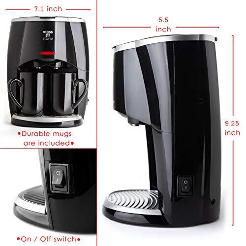 Mini Drip Coffee Maker with Mug, Small Coffee Pot With Coffee Assorted ...