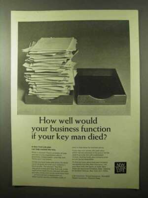 1966 New York Life Ad - If Your Key Man Died | eBay