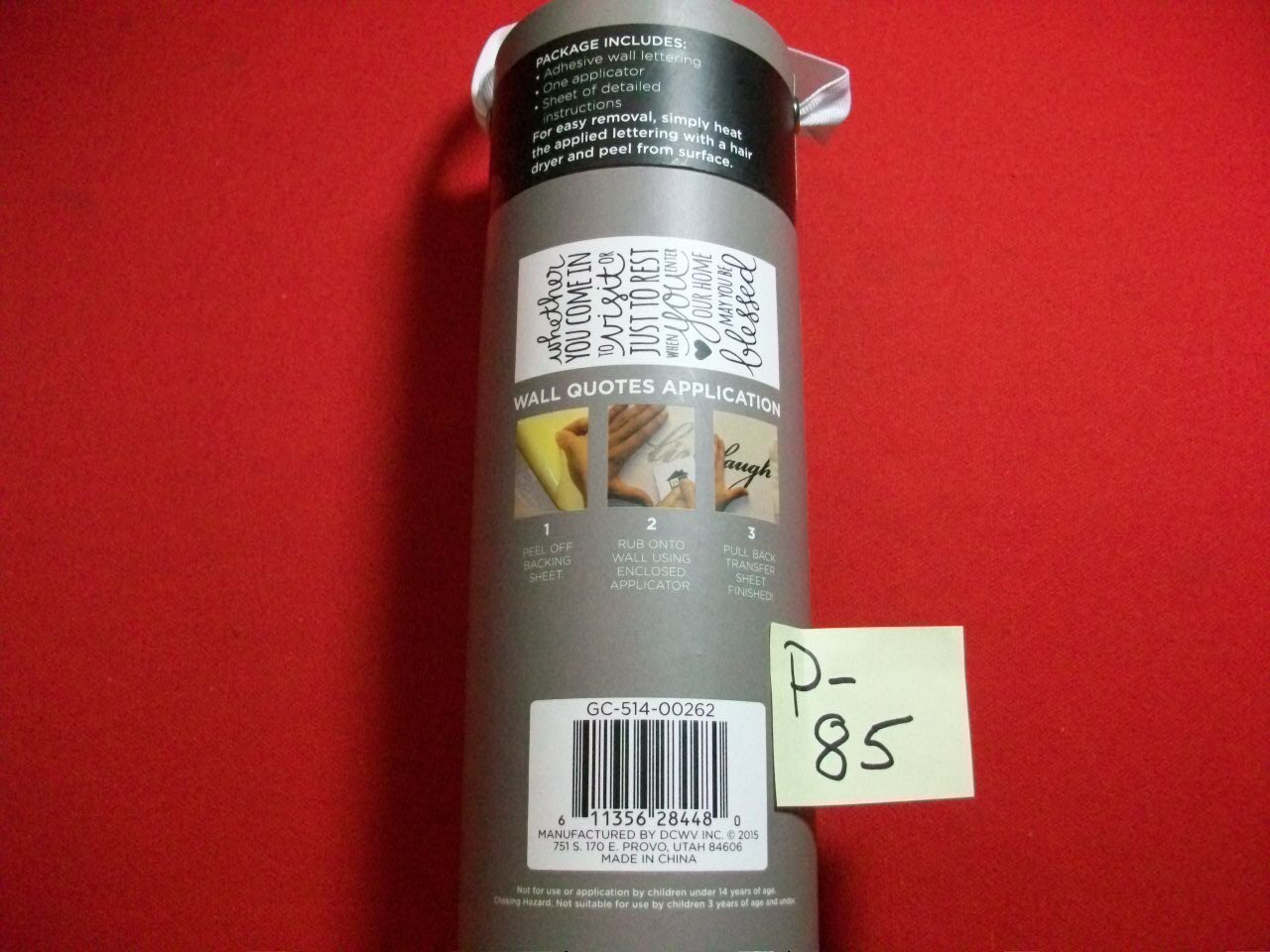 DCWV DESIGNER WALL LETTERING VINYL INSPIRATIONAL QUOTE- BRAND NEW- 15 ...