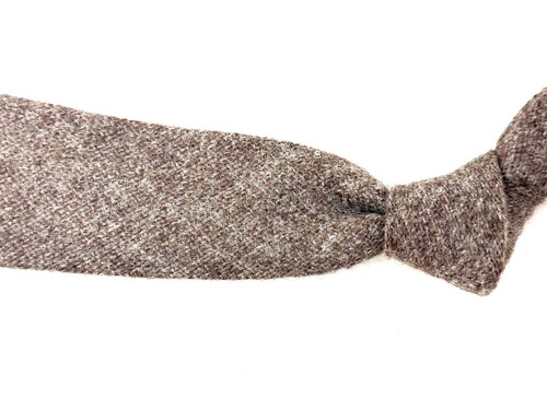 Anonymous Vintage Made in Scotland Wool Tweed Brown Melange Speckled ...