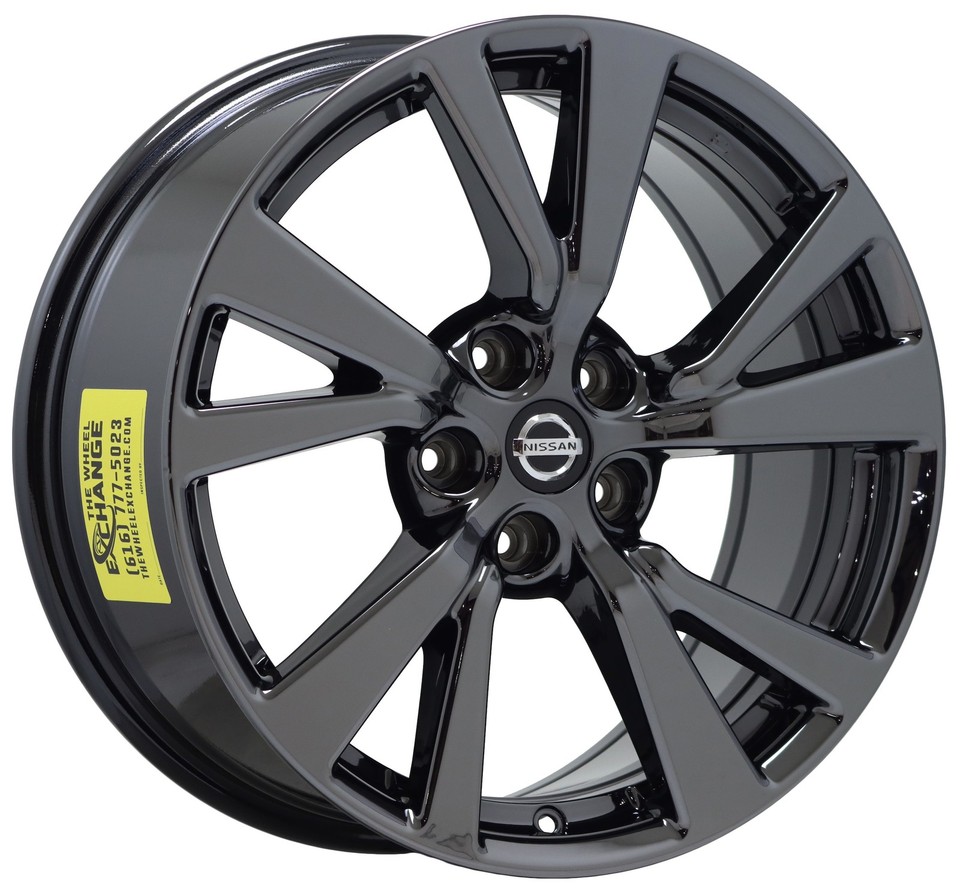 18" Nissan Maxima Black Chrome wheels rims Factory OEM set 4 62721 ...