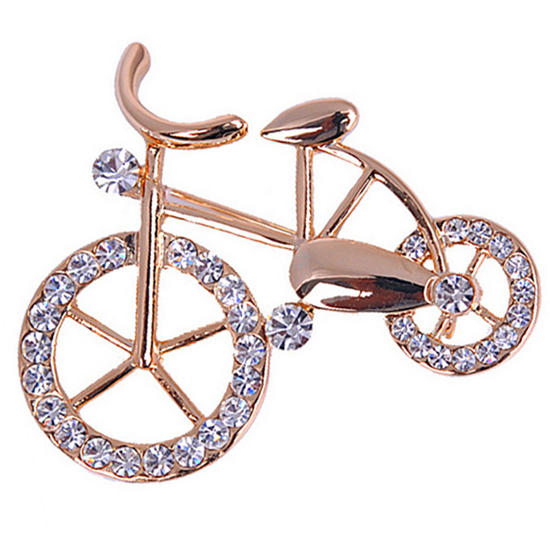 New Brooch Pin Fashion Bike Buckle Bicycle Pectoral Flower Gift ...