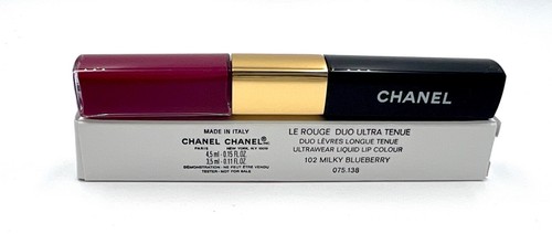 New! CHANEL LE Rouge Duo Ultra Tenue Liquid Lip Gloss ~ 102 Milky ...