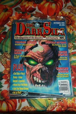 THE DARK SIDE MAGAZINE #25 - OCTOBER 1992 IS IN VF TO NM CONDITION ...