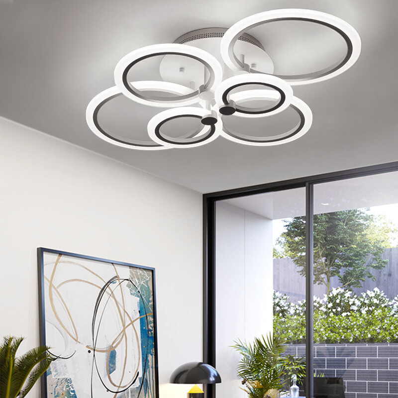Ring LED Ceiling Lighting Lamp Light Chandelier Lights Living Dining ...