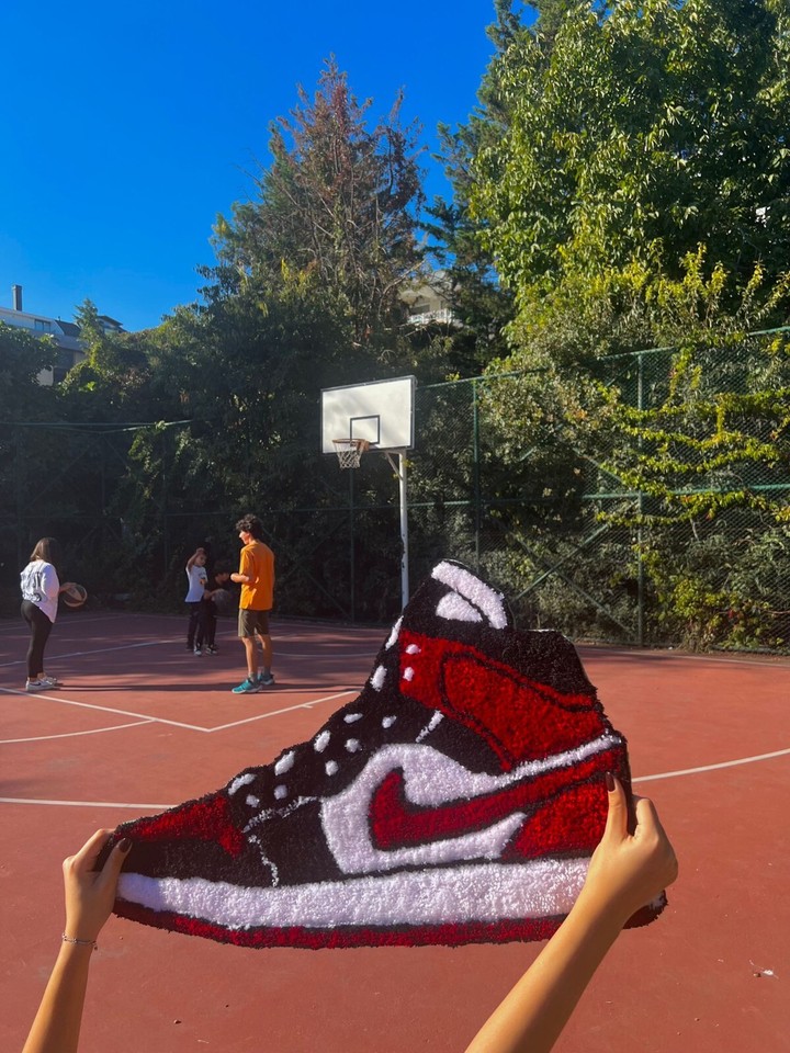 Handmade Custom Tufting Rug | Sneakers | Hand tufted custom rugs ...