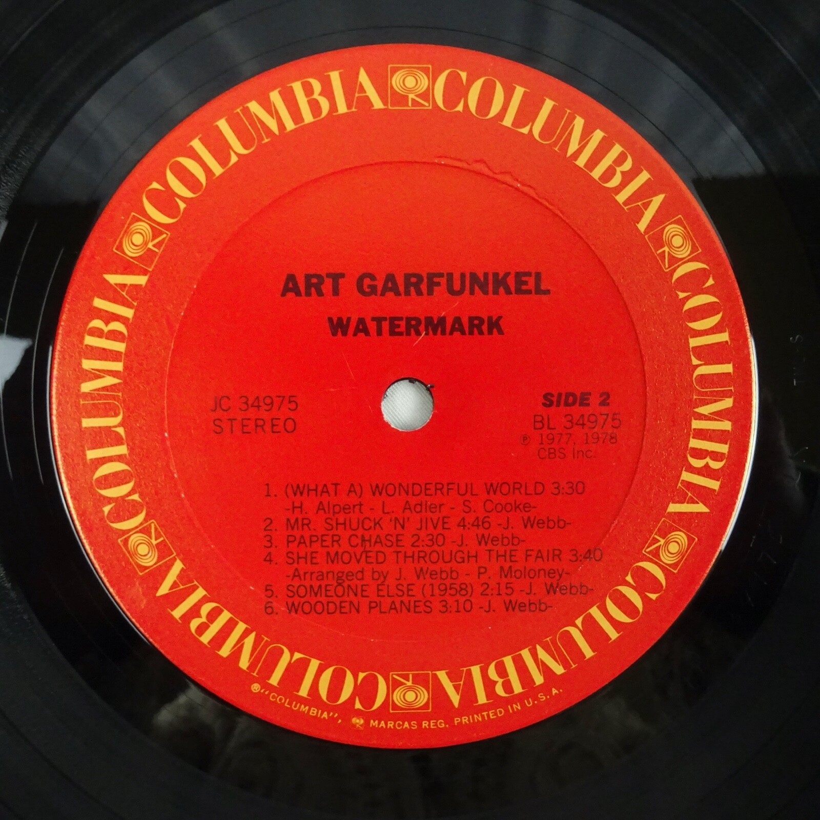 Art Garfunkel Vinyl LP Watermark | eBay
