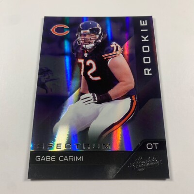 2011 Panini Absolute Gabe Carimi /50 Spectrum Rookie RC #180 | eBay