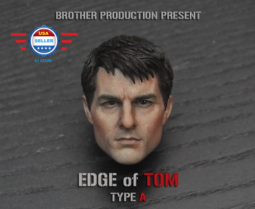1/6 Tom Cruise Head Sculpt Edge of Tomorrow For 12" Hot Toys PHICEN US ...