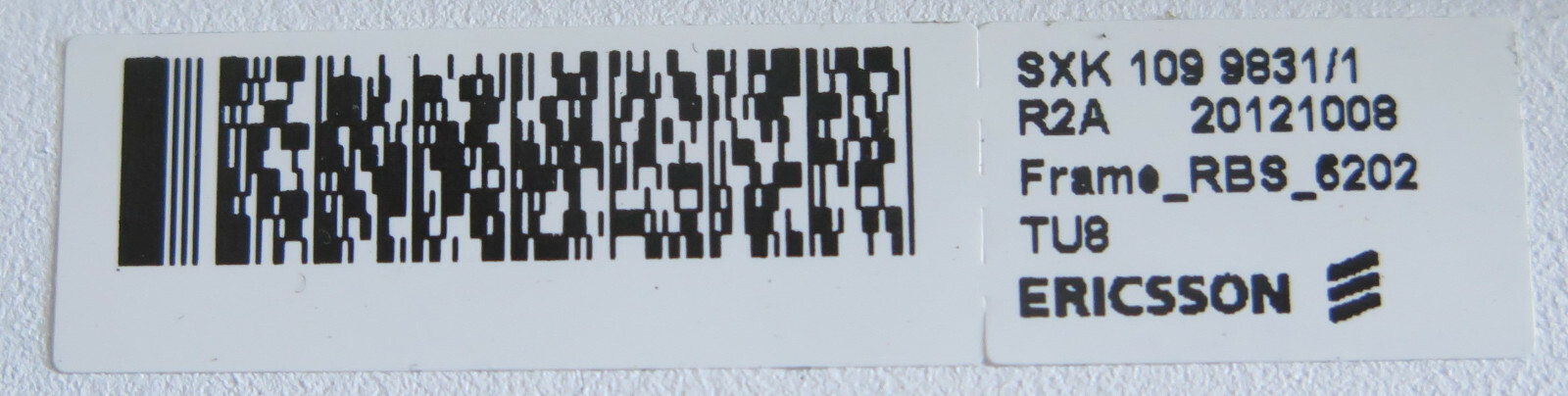 Ericsson BYB 911 40/1 RBS 6202 Cabinet Configuration with models, BMG ...