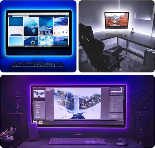 LED Strip Lights for 65-75 Inch, 15 Ft TV Backlight LED Lights for TV ...