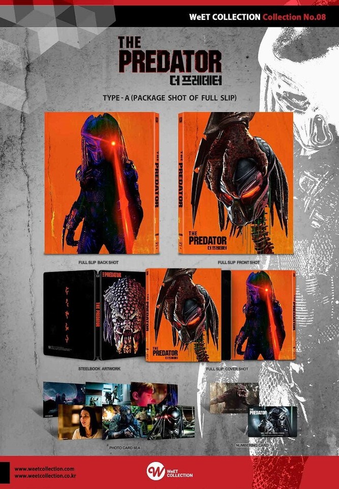 The Predator BLU-RAY Steelbook Limited Edition - Full Slip / WeET | eBay
