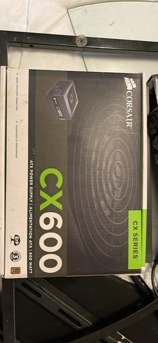 NEW CX Series CX600 Certified Modular ATX PSU 600 Watt Power Supply ...