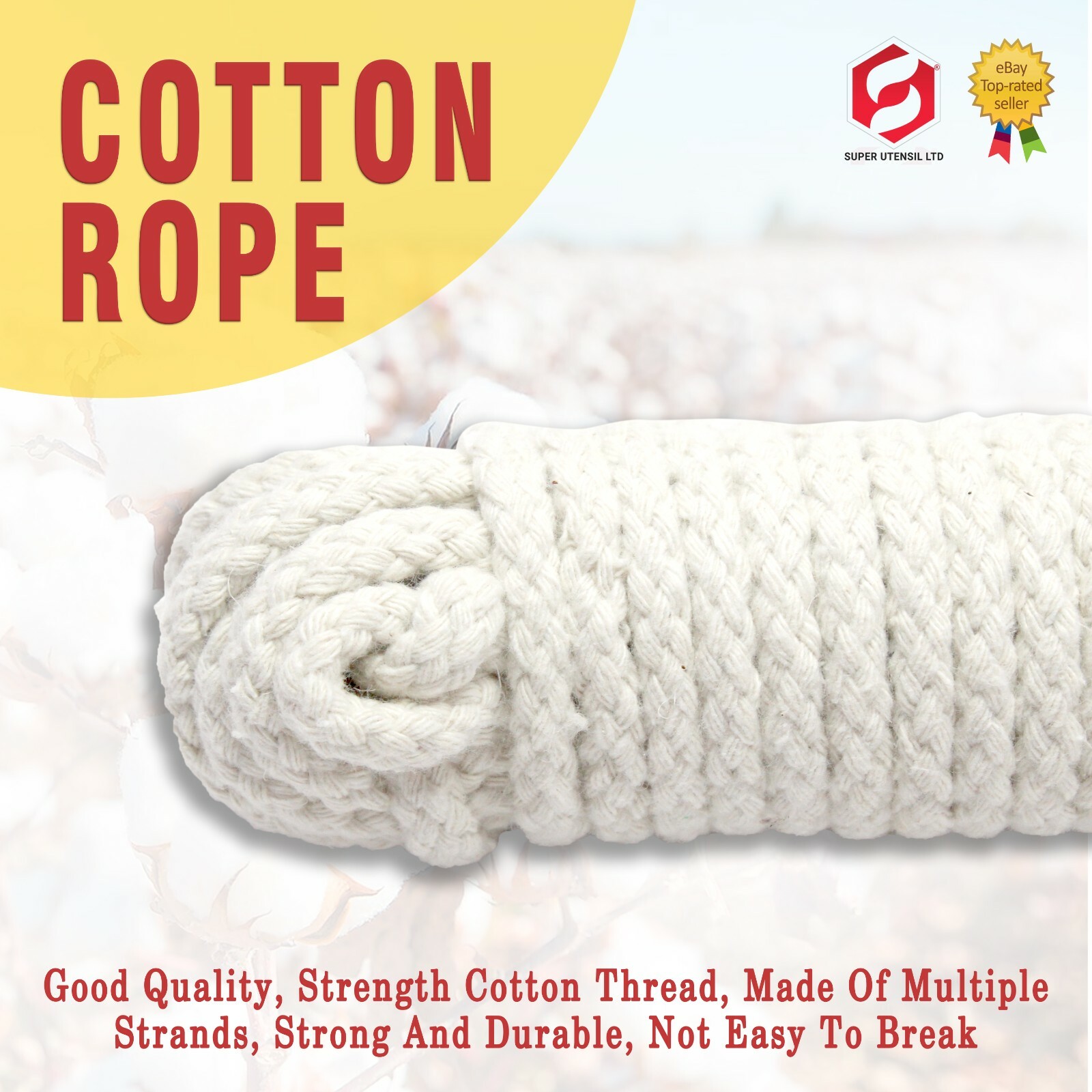 Cotton Rope Strong Traditional Strong washing clothes pulley line 15 ...