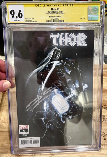 Thor #6 - CGC 9.6 Signature Series - Signed By Donny Cates - Dell'Otto ...
