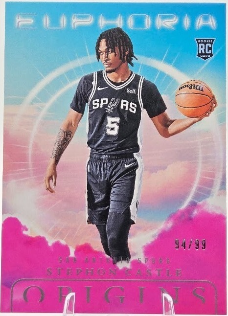 2024-25 Panini Origins - Euphoria Stephon Castle #12 Pink /99 (RC) for ...