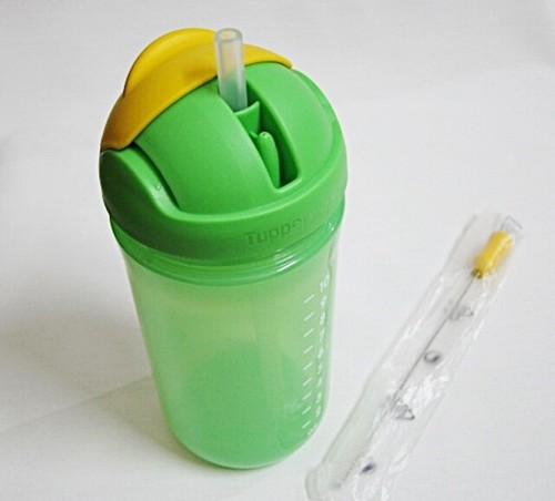 New Tupperware Baby Toddler Training Sippy Cup 350ml Straw Tumbler ...