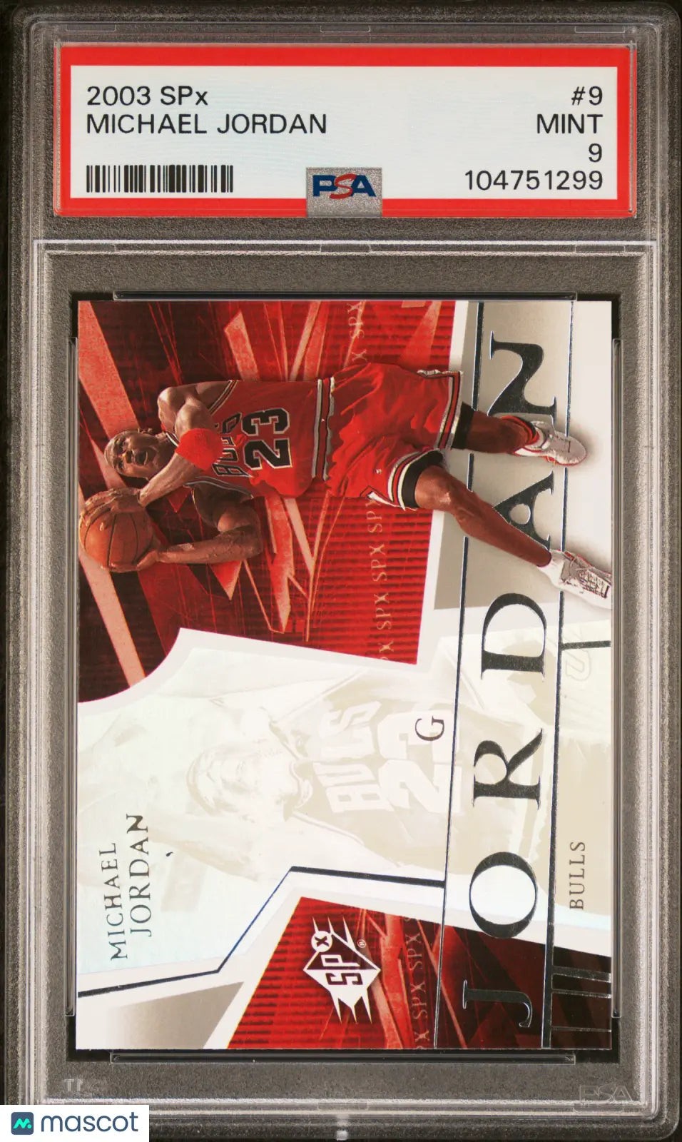 Michael Jordan 2003-04 SPX PSA 9 #9 Chicago Bulls | eBay