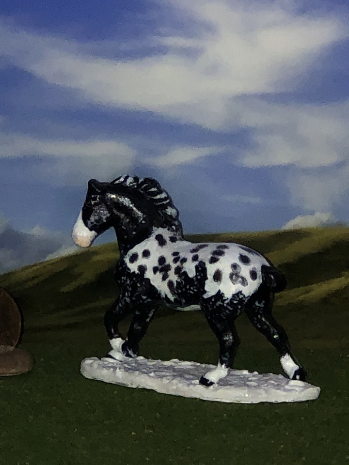 OOAK Breyer cm Custom Horse Mini Whinnie Wixom *Sugarbush Drafter* | eBay