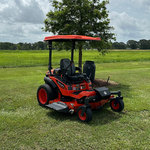 Deluxe Fiberglass Canopy for Kubota Tractors & Mowers w/ 3"x2" ROPS ...