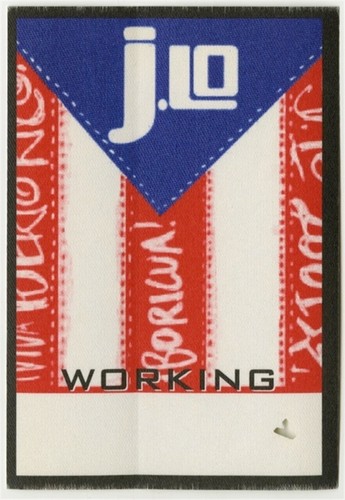 Jennifer Lopez 2001 J.Lo concert tour Working Crew Backstage Pass | eBay