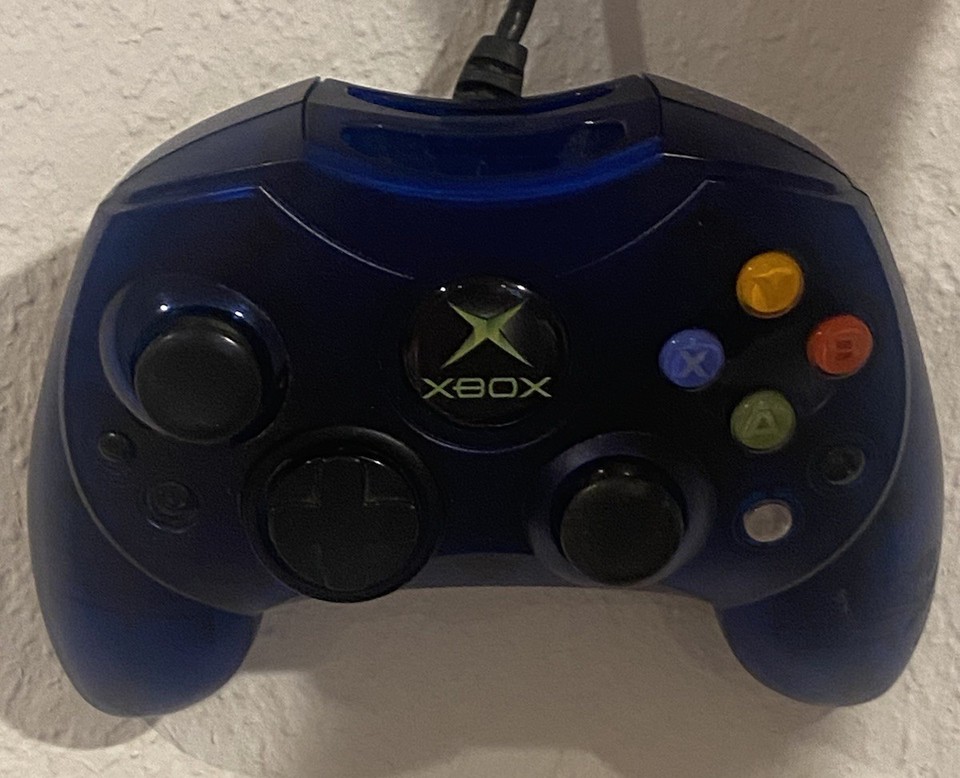 Original Xbox Controller S Type Translucent Blue OEM Microsoft ...