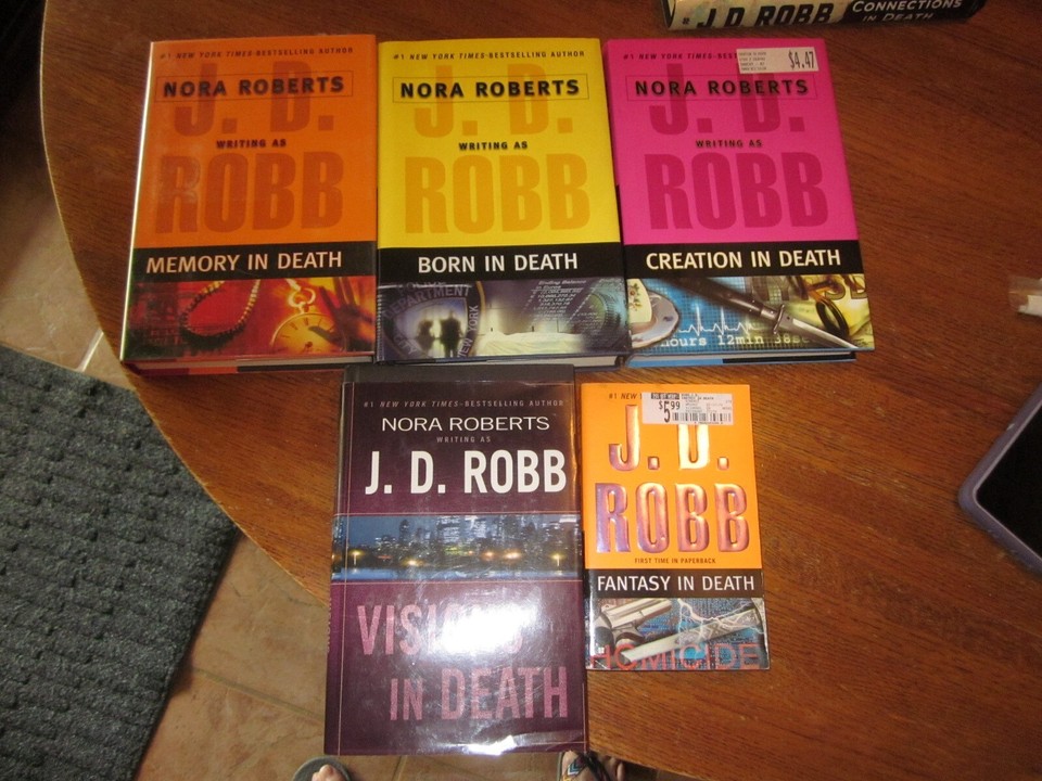 J.D. Robb Set of 5 In Death Series Books- 4 HB & 1 PB | eBay
