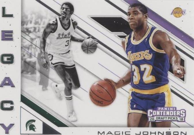 2018 Panini Contenders Draft Picks - Legacy Magic Johnson #26 for sale ...