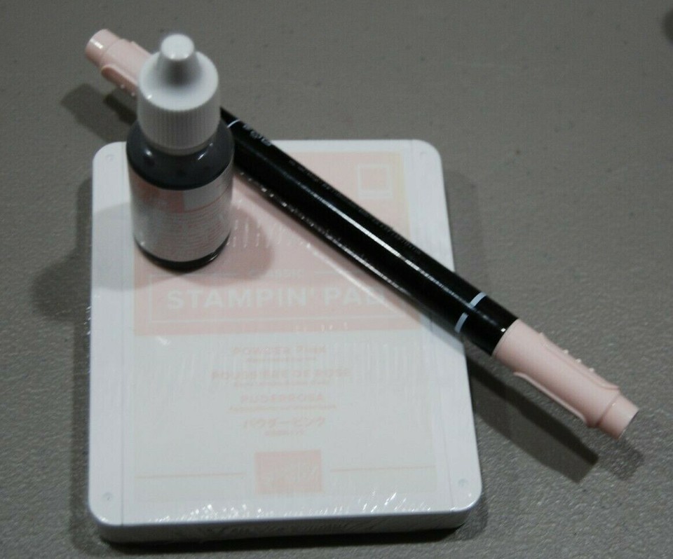 STAMPIN UP Newest Style Classic Ink Foam Pads with Ink Refills, Markers ...