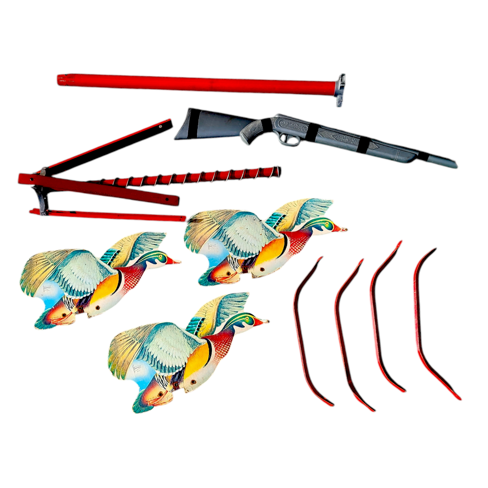 Vintage 1950s Duck Shoot Game Superior Toy Co Spinning Target Hunt ...