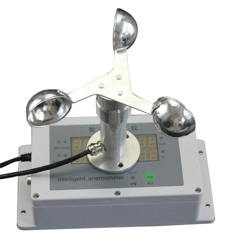 AnemometerAluminium Alloy Anemometer Wind Speed Dual-axis Automatic ...