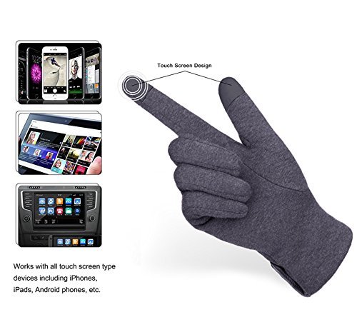 Womens Warm Smart Touch Screen Gloves for Smartphone windproof driving ...
