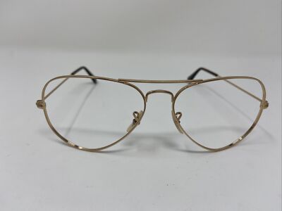 Ray Ban Sunglasses Frame RB3025 001 Aviator Polished Gold 58mm 58-14 ...