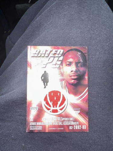 2002-03 Upper Deck Rated PG Chicago Bulls Basketball Card #PG1 Jay ...