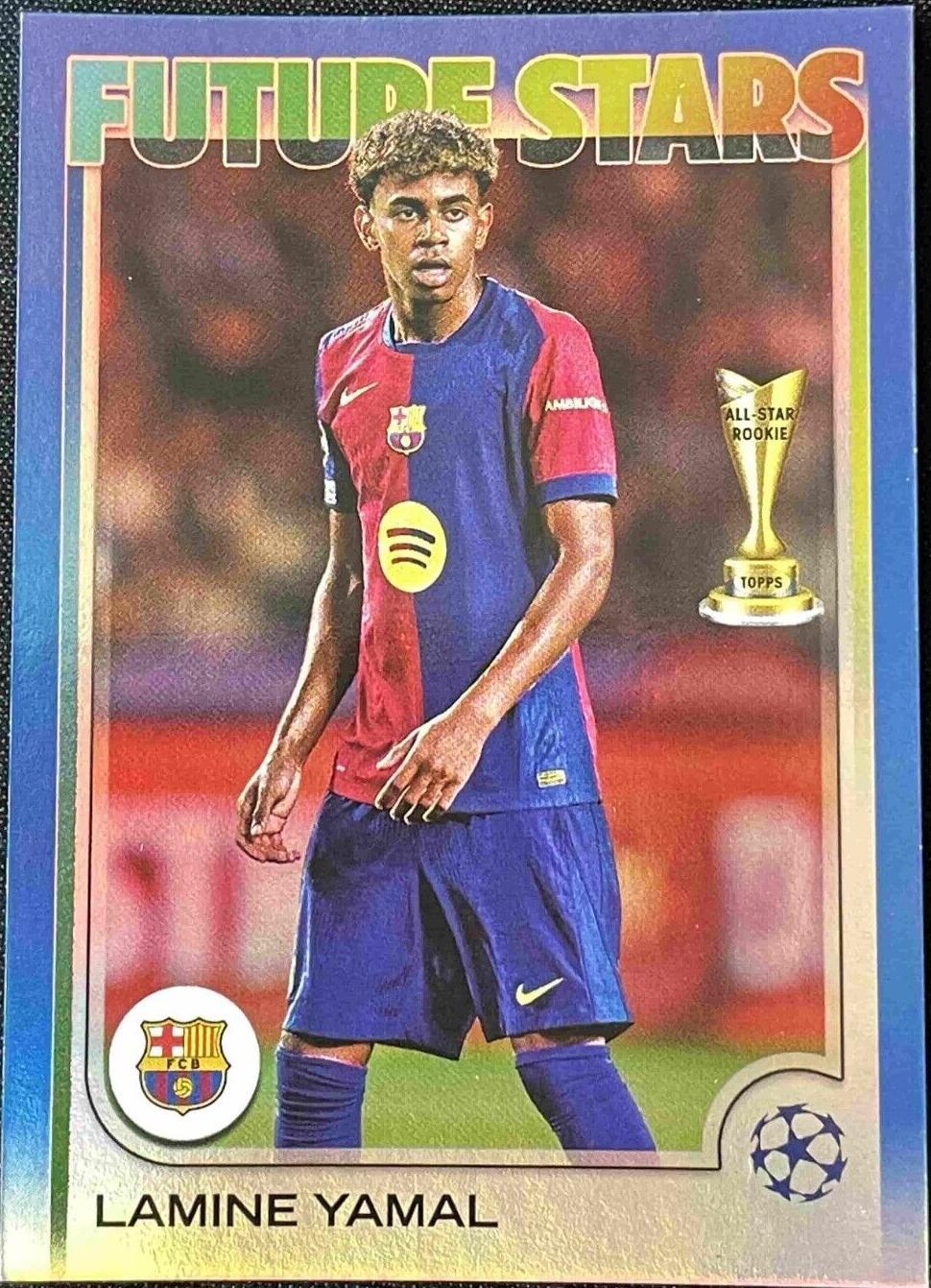 2024-25 Topps Uefa Club Competitions - Future Stars Lamine Yamal #27 ...