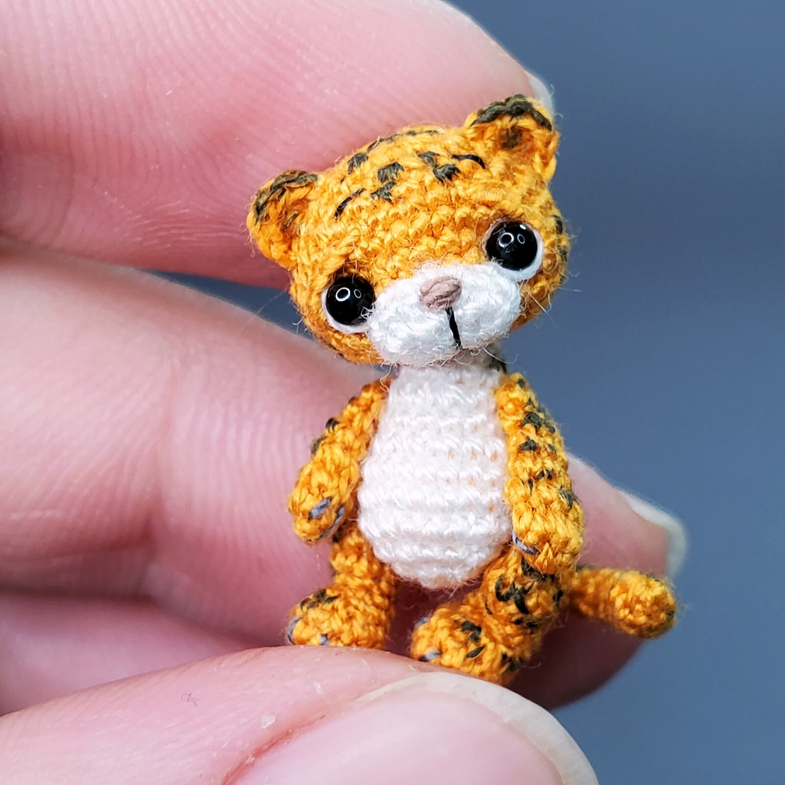 Custom extremely micro Tiger. Doll pet. Dollhouse miniature ...