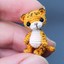 Custom extremely micro Tiger. Doll pet. Dollhouse miniature ...