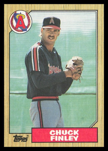 1987 Topps #446 Chuck Finley California Angels Baseball Card | eBay