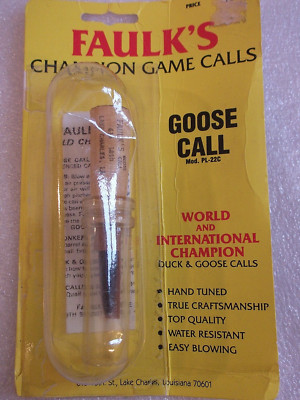 FAULKS Champion Game Call Goose Call Model PL-22C New w Instructions | eBay