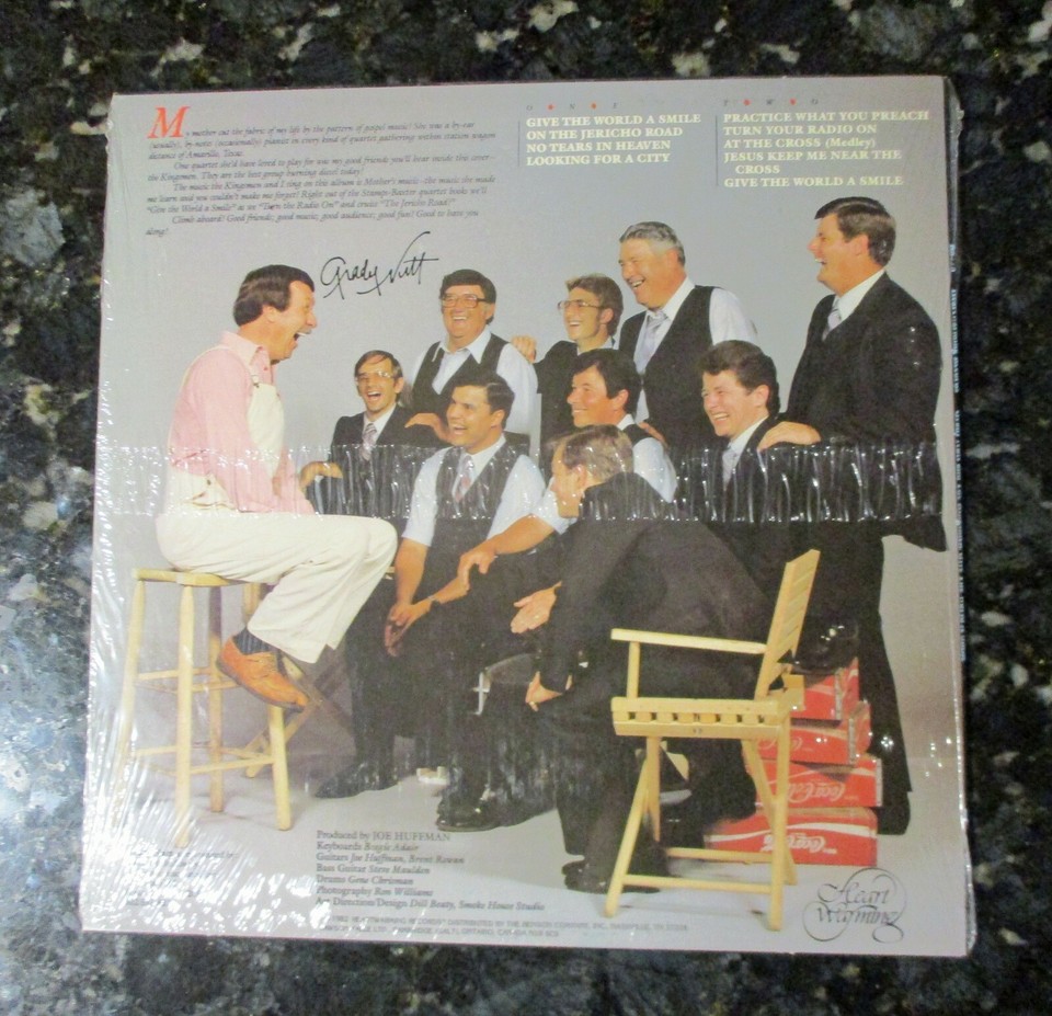 SEALED LP Grady Nutt Mighty Kingsmen HEE HAW Give The World A Smile ...